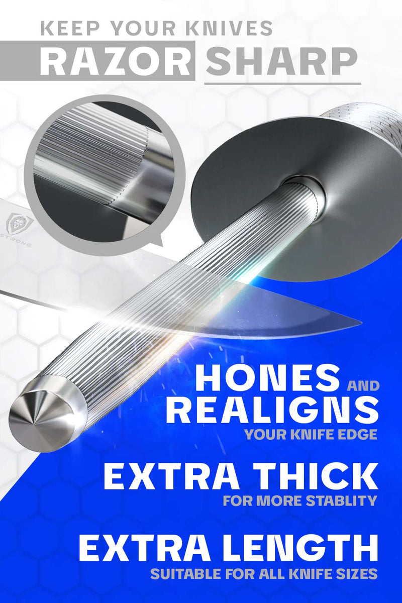 Honing Rod 10" | Frost Fire Series | NSF Certified | Dalstrong ...