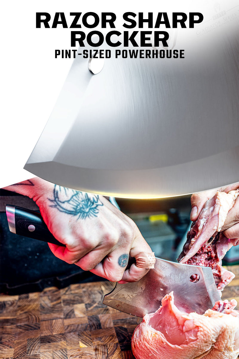 Mini Rocking Cleaver Knife 6.5" | Gladiator Series | NSF Certified | D ...
