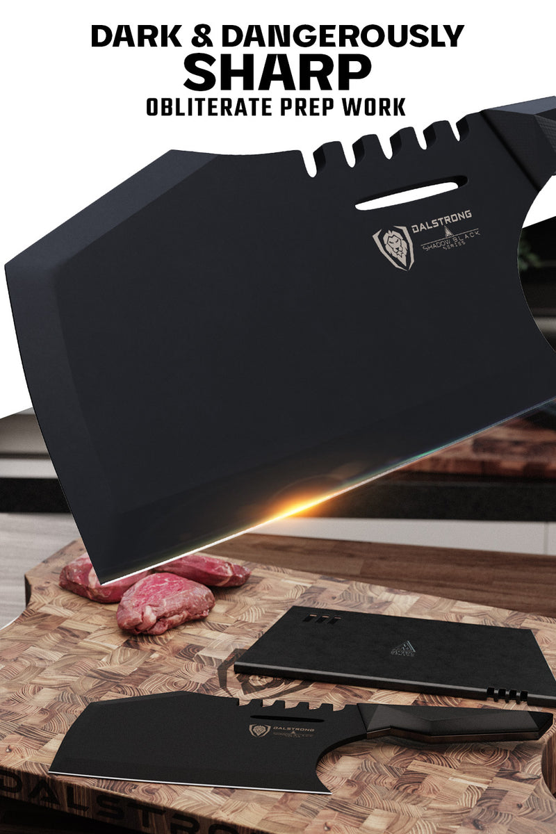 Meat Cleaver 9" | Obliterator | NSF Certified | Shadow Black Series ...