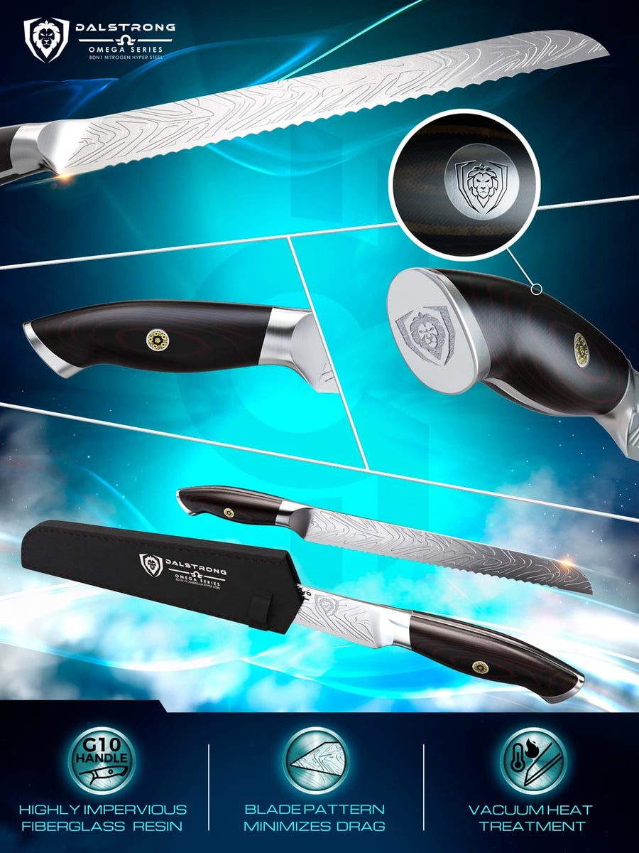 Bread Knife 9" | Omega Series | Dalstrong © – Dalstrong UK